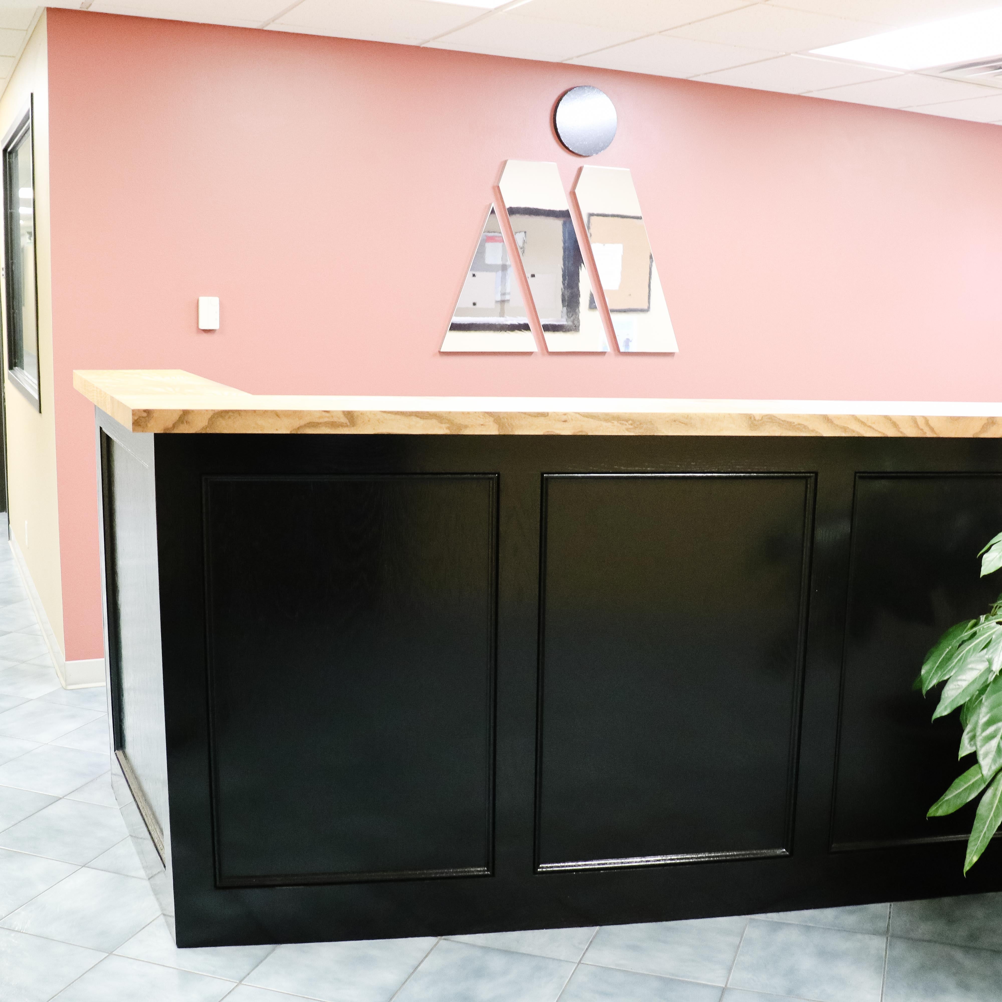 Commercial Hardwood Office Countertop | Hazel Oak Farms