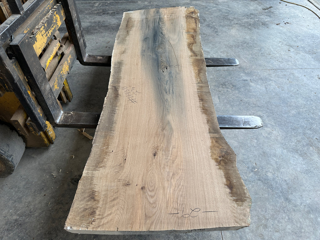 White Oak Lumber Slab #1198 BLUE | Hazel Oak Farms