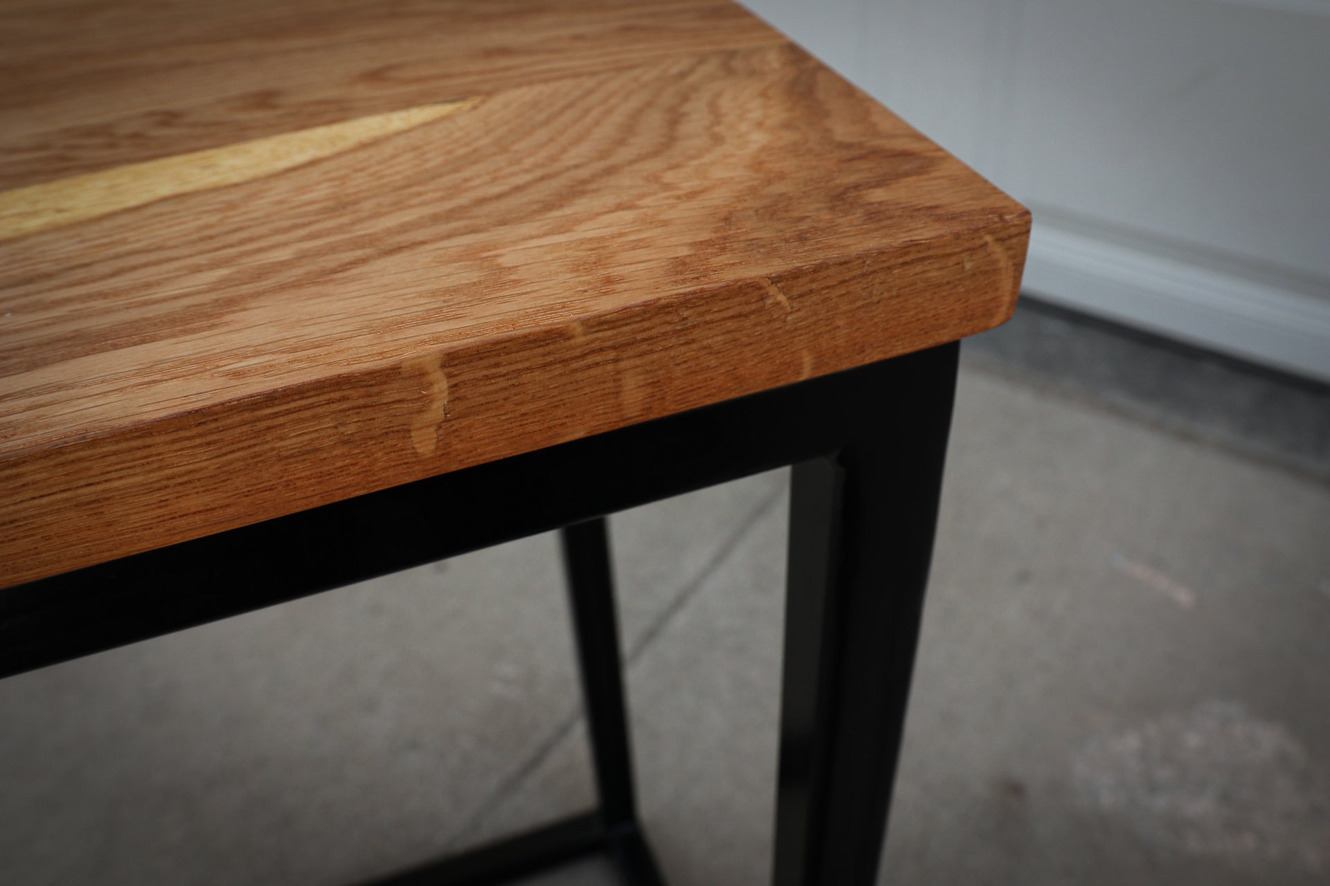 White Oak Modern Side C Table | Hazel Oak Farms