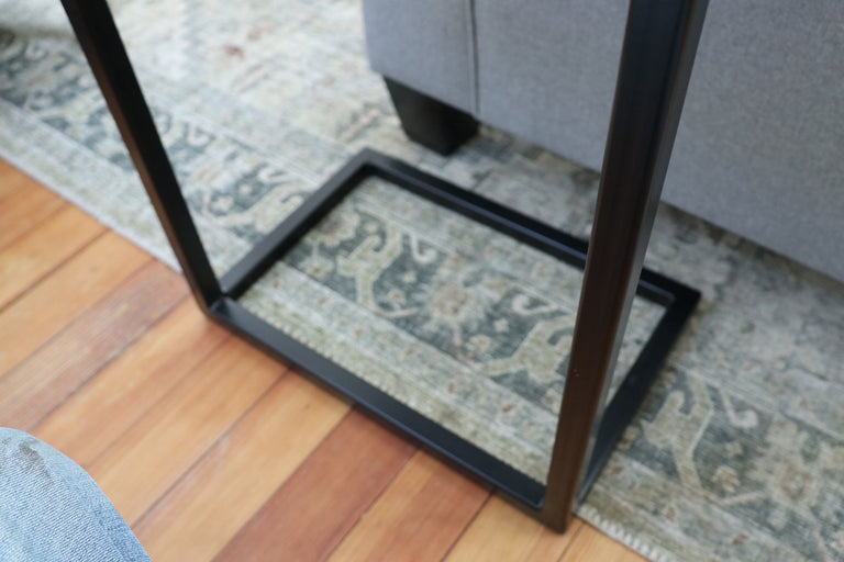 Live Edge Walnut Computer Side Table, sideways orientation | Hazel Oak ...