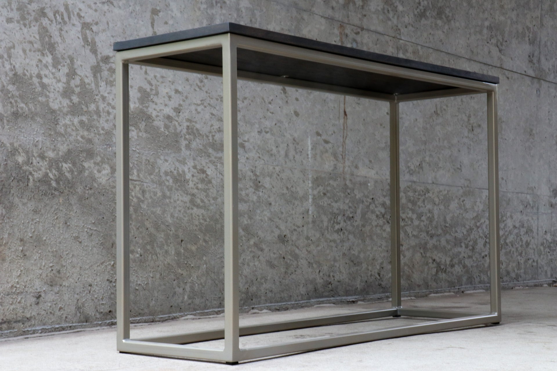 Modern Metal & Wood Console Entryway Table | Hazel Oak Farms